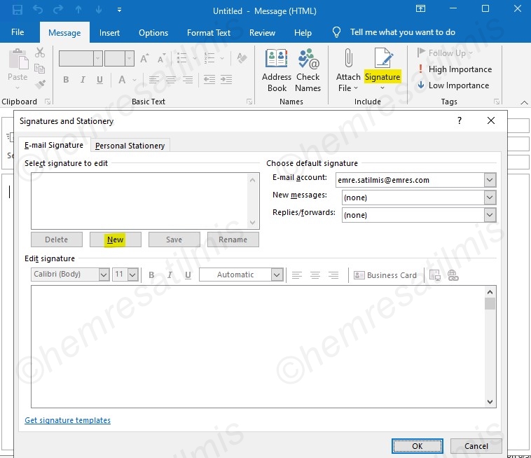Group Policy ile Outlook E-Posta İmzası Eklemenin Engellenmesi